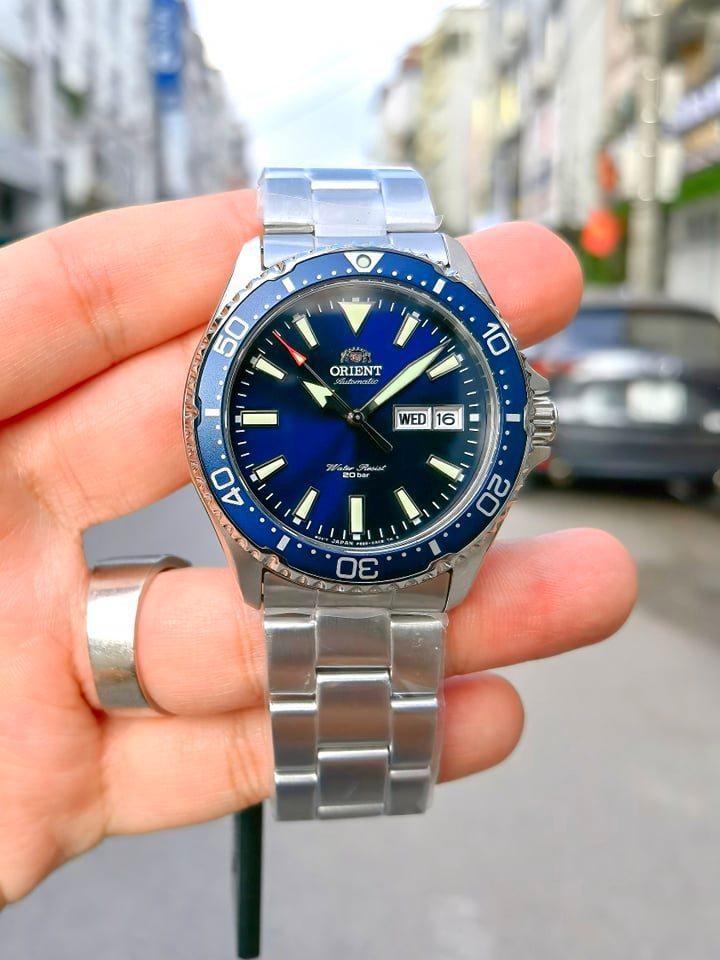 Orient Mako 3 Blue RA-AA0002L19B