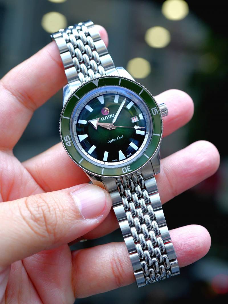 Rado Captain Cook Green Diver 42mm R32505313 (Pre-Owned)